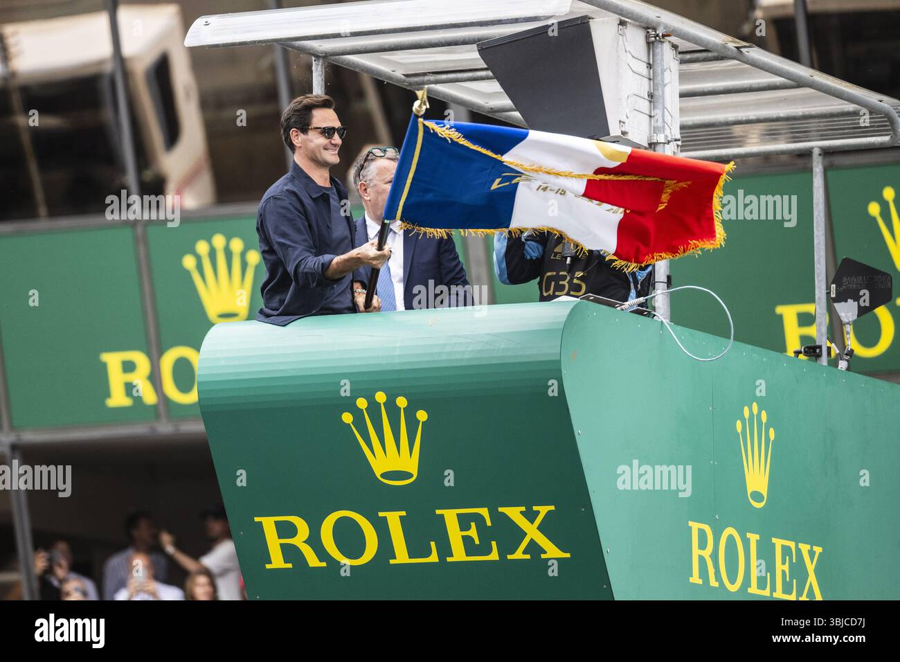 FEDERER Roger (swi), Starter of the 2025 24 Hours of Le Mans, portrait ...