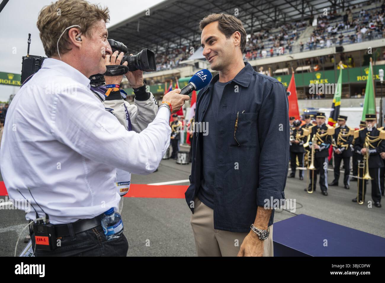 FEDERER Roger (swi), Starter of the 2025 24 Hours of Le Mans, portrait ...