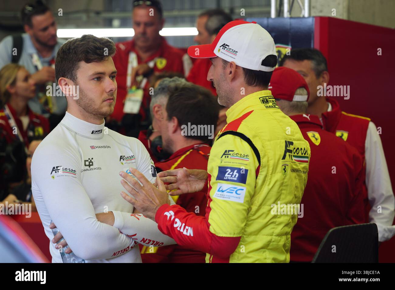 HANSON Philip (gbr), AF Corse, Ferrari 499P, #83, Hypercar, portrait ...