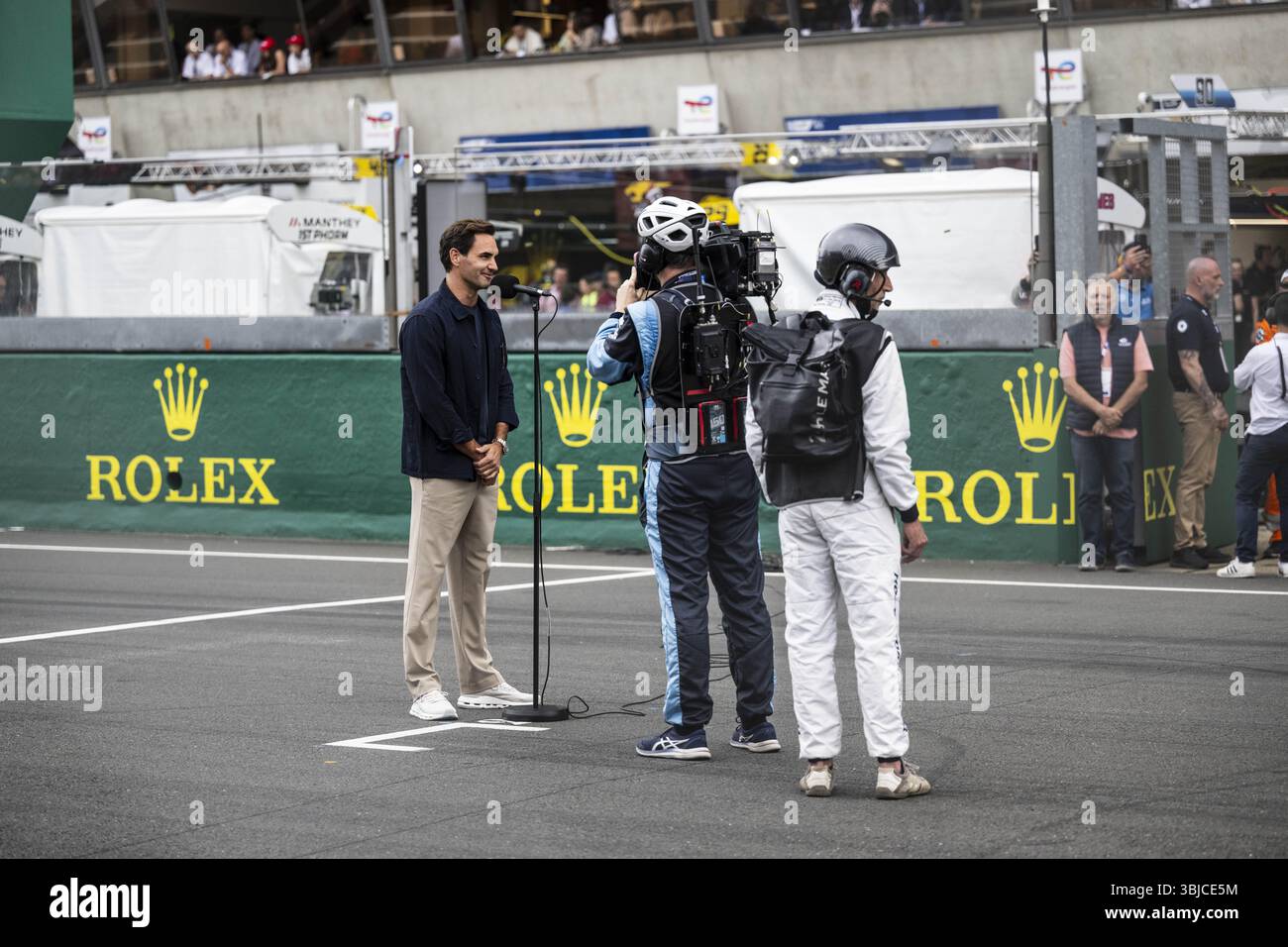 FEDERER Roger (swi), Starter of the 2025 24 Hours of Le Mans, portrait ...