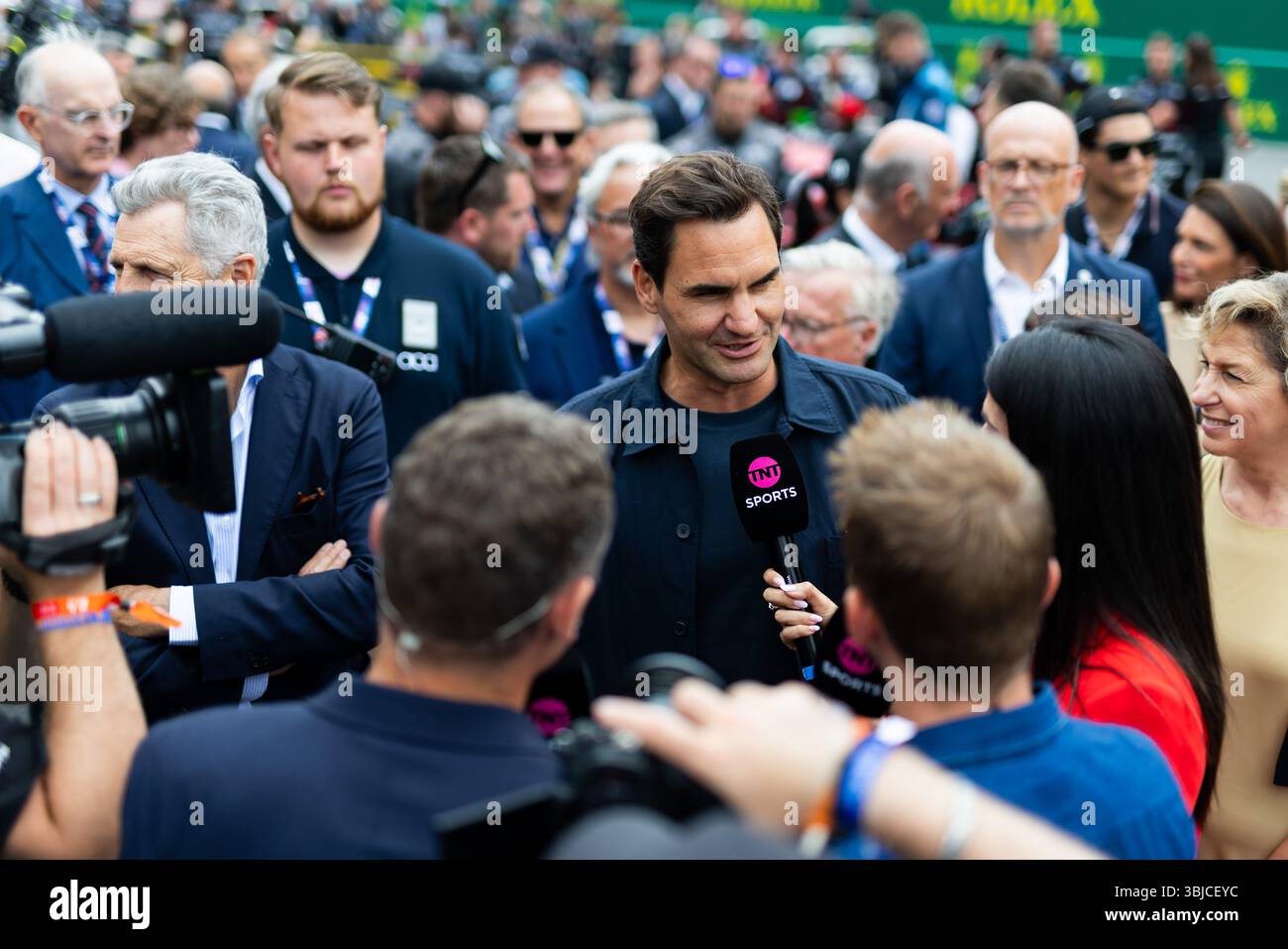FEDERER Roger (swi), Starter of the 2025 24 Hours of Le Mans, portrait ...