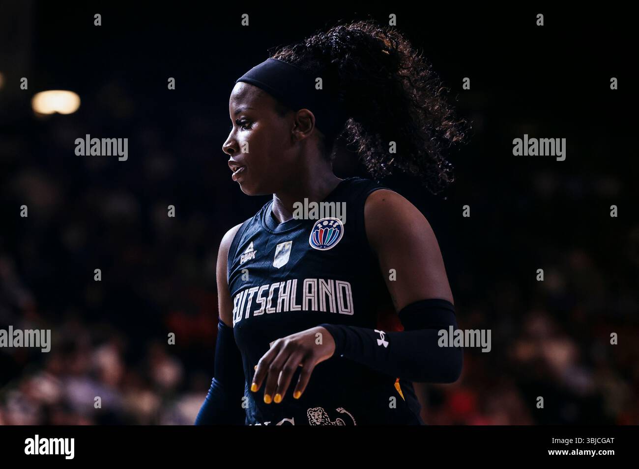 Alexis Peterson (Deutschland, 1) Basketball Damen Testspiel: Belgien ...