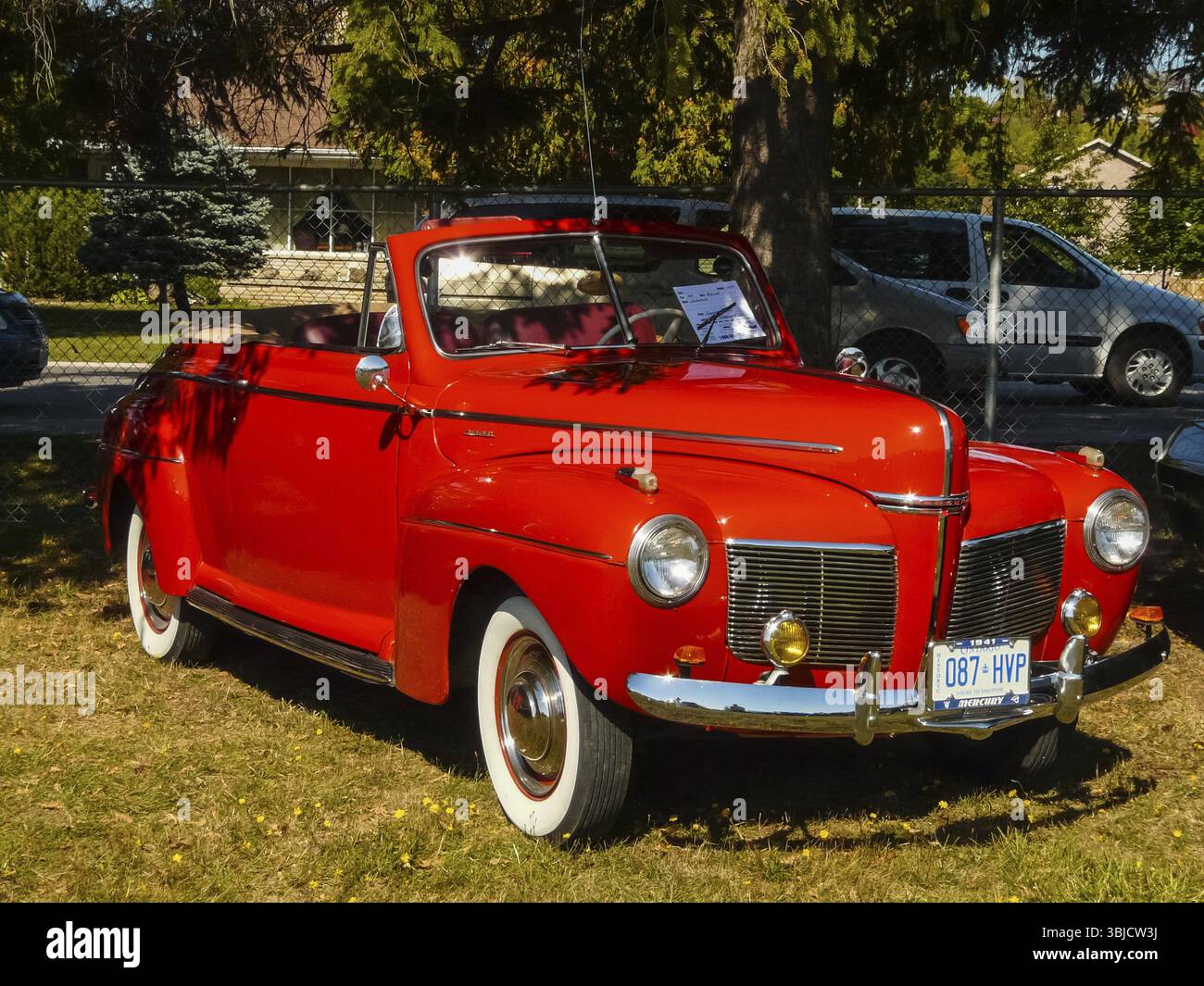 Columbus, USA - July 20, 2015: Exhibition of vintage rarity cars ...
