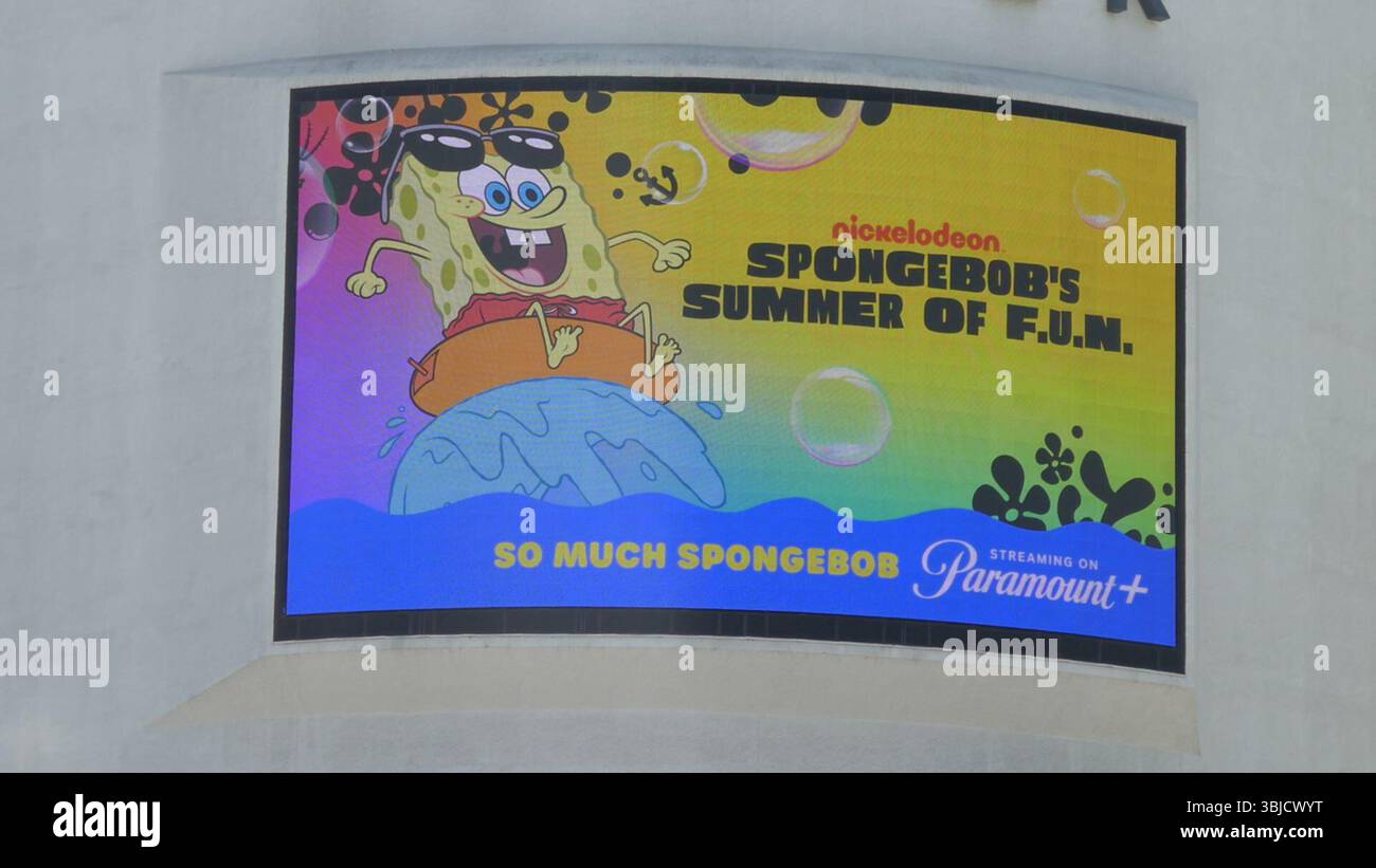 Los Angeles, California, USA 13th June 2025 Spongebob Summer of Fun ...