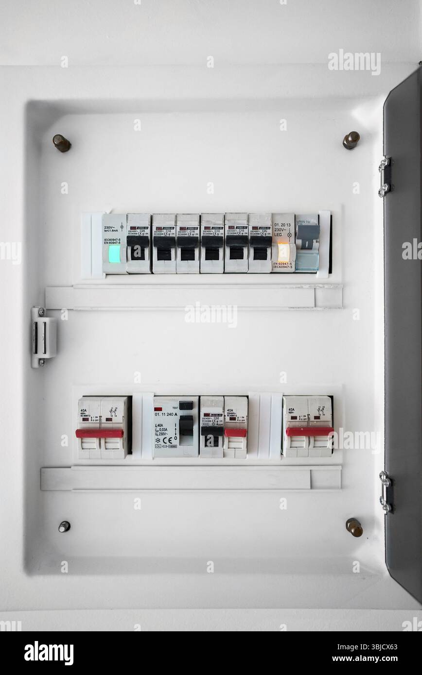 Close up view switches hi-res stock photography and images - Alamy