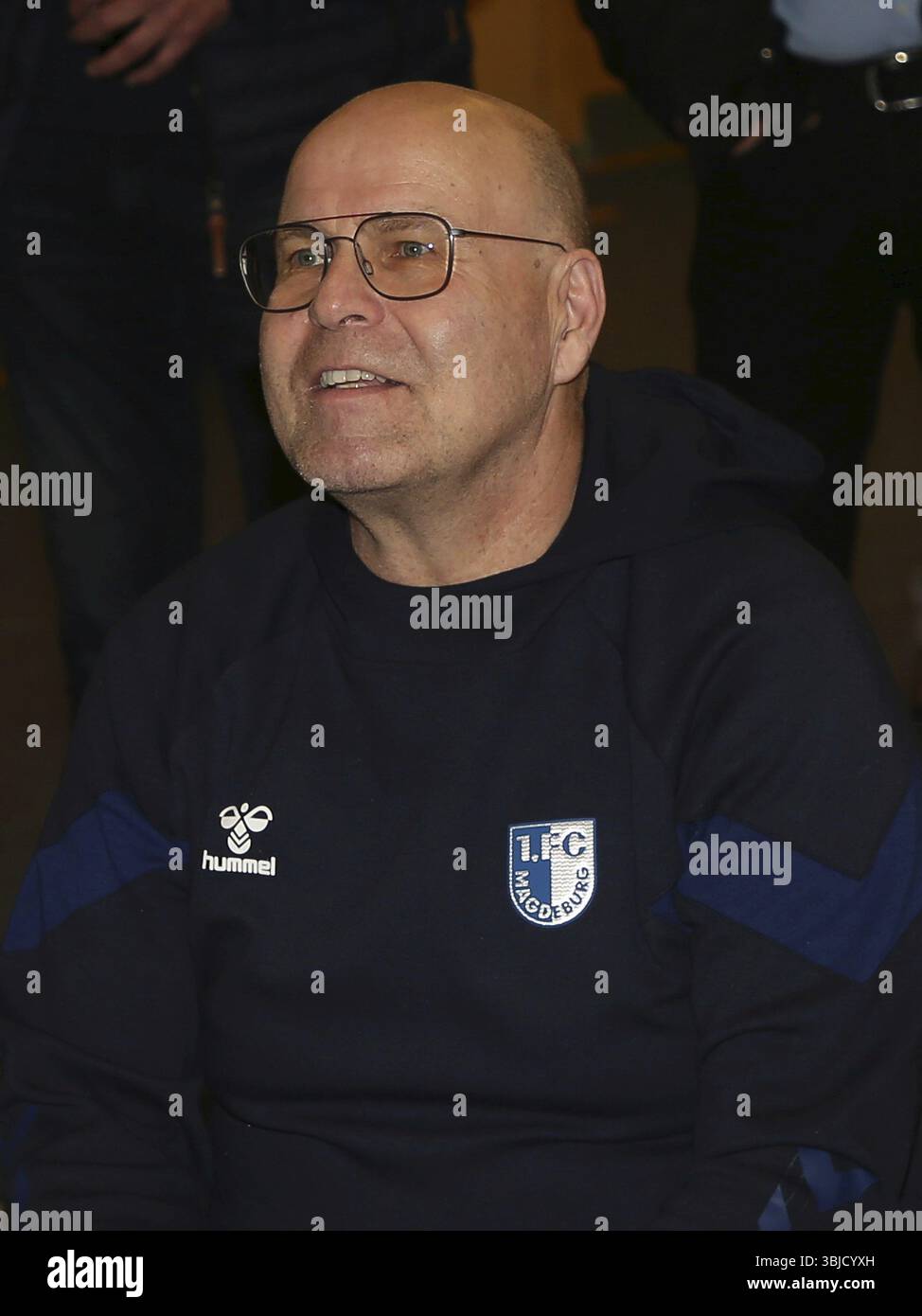 President Dr Joerg Biastoch at the Christmas kick of former players of ...