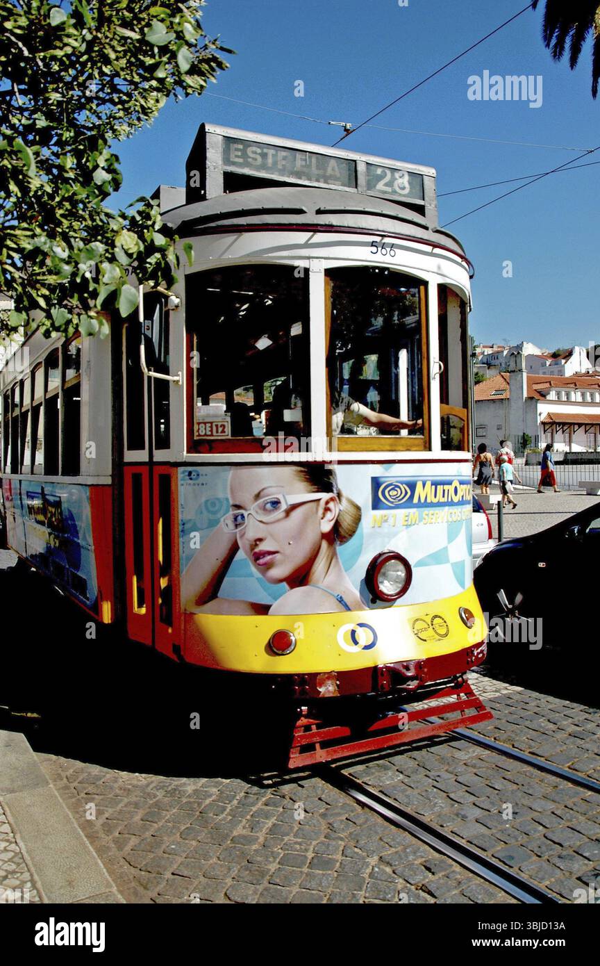 Line 28E of the Lisbon tramway, Portuguese: Carreira 28E dos Electricos ...