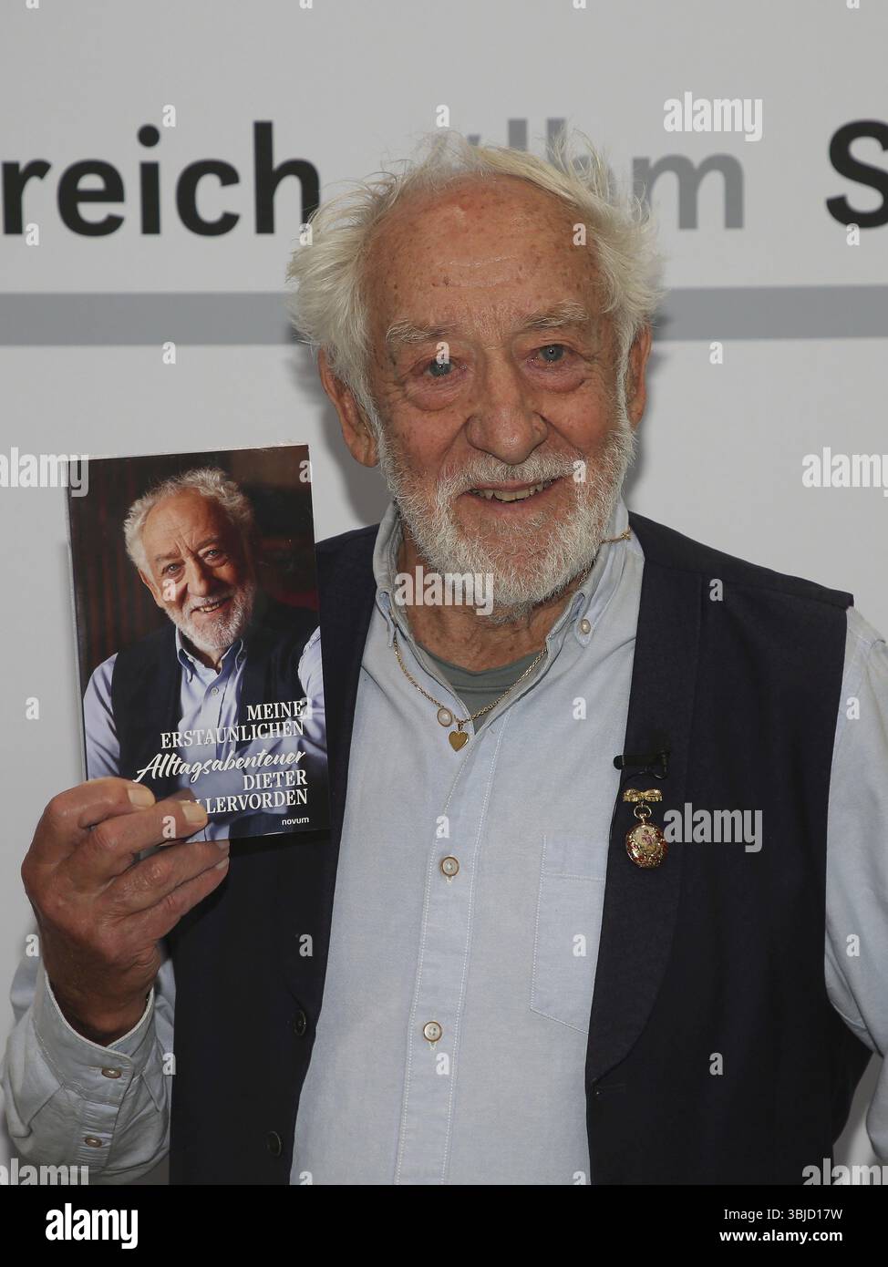German actor and cabaret artist Dieter Hallervorden at the Leipzig Book ...