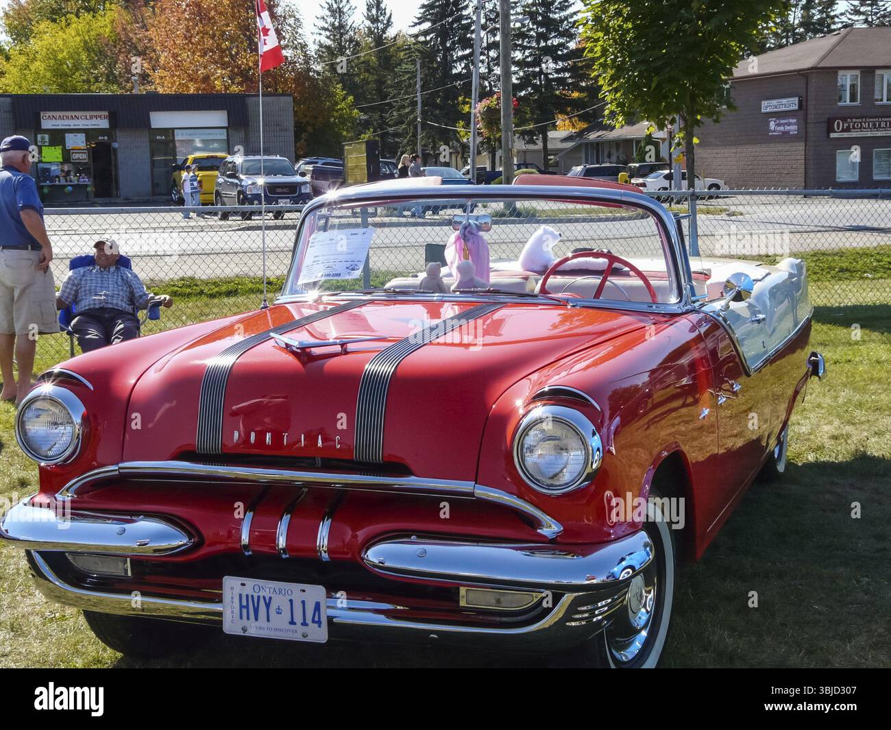 Columbus, USA - July 20, 2015: Exhibition of vintage rarity cars ...