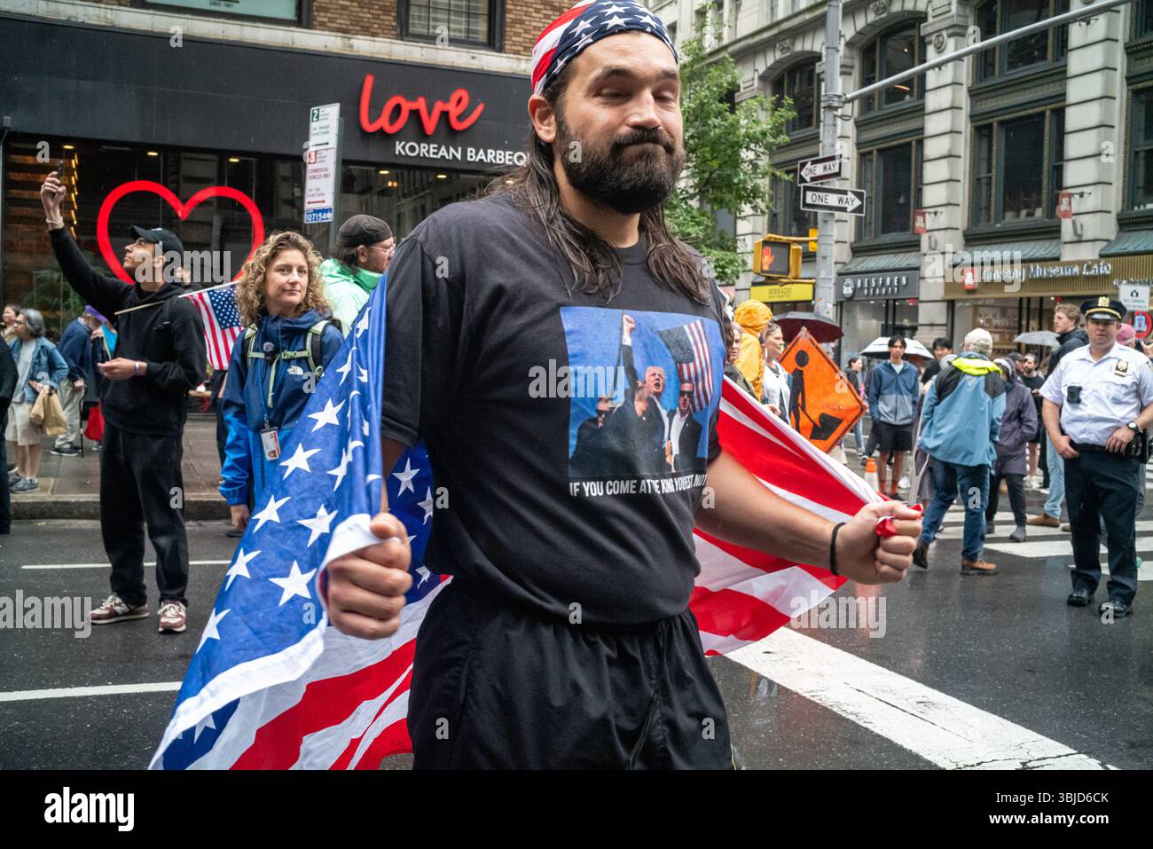 New York, New York, USA. 14th June, 2025. Demonstrators gather and ...