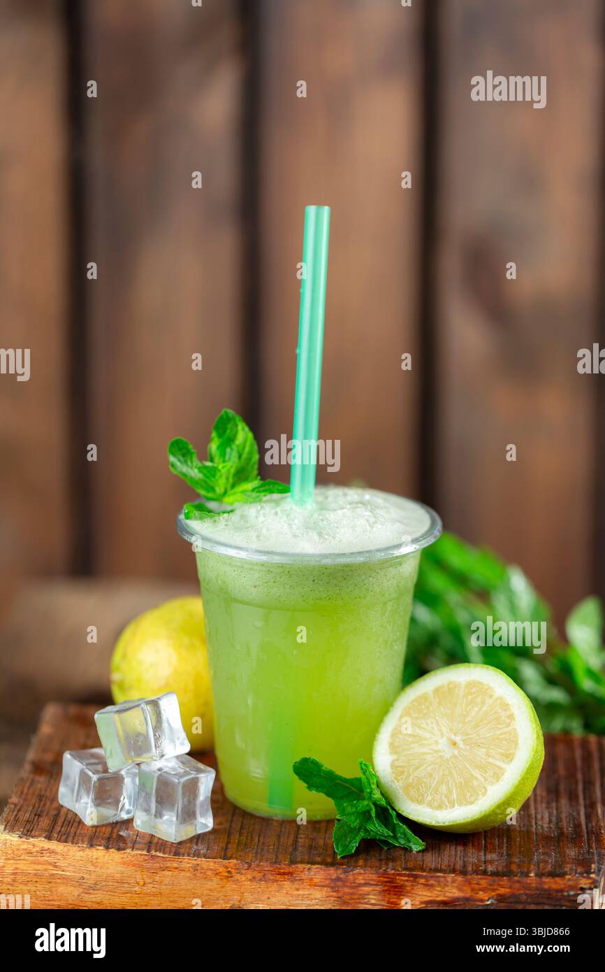 Cold mango juice lemon hi-res stock photography and images - Alamy