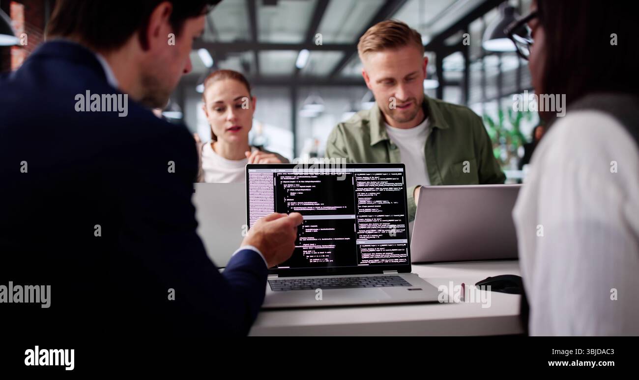 Teamwork developers on innovative hi-res stock photography and images ...
