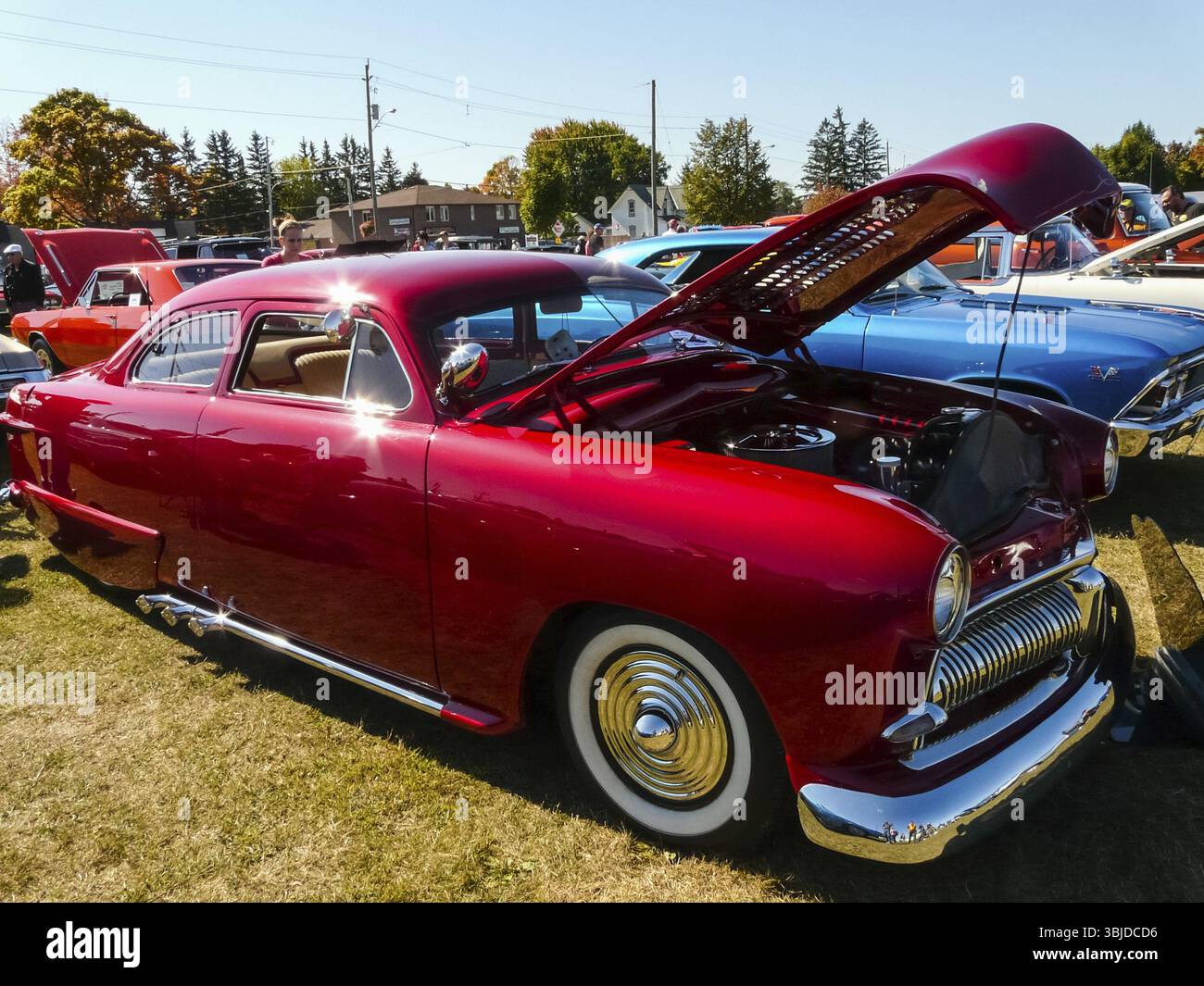 Columbus, USA - July 20, 2015: Exhibition of vintage rarity cars ...