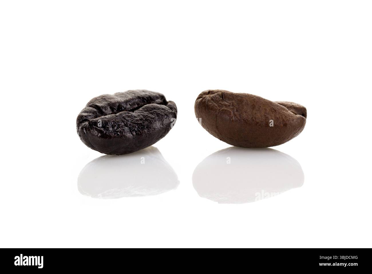 Two coffee beans Stock Photo - Alamy