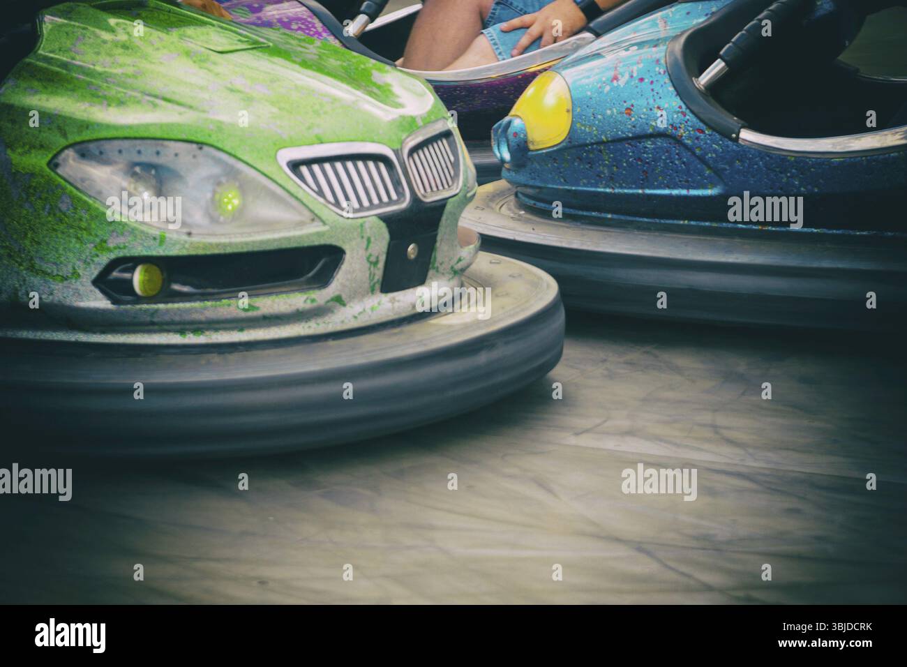 Bumper cars luna park hi-res stock photography and images - Alamy
