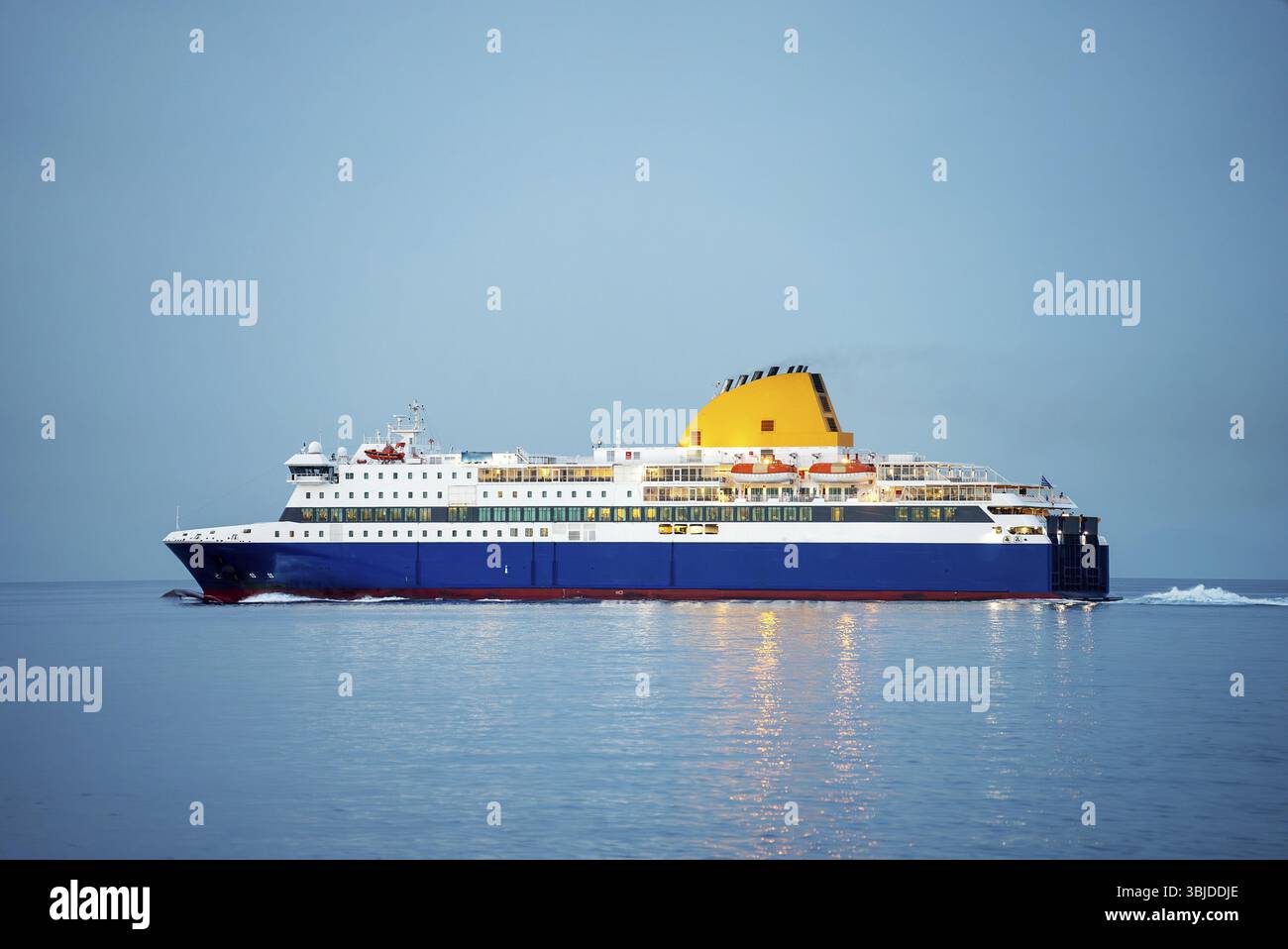 Passenger ferry in the open sea Stock Photo - Alamy
