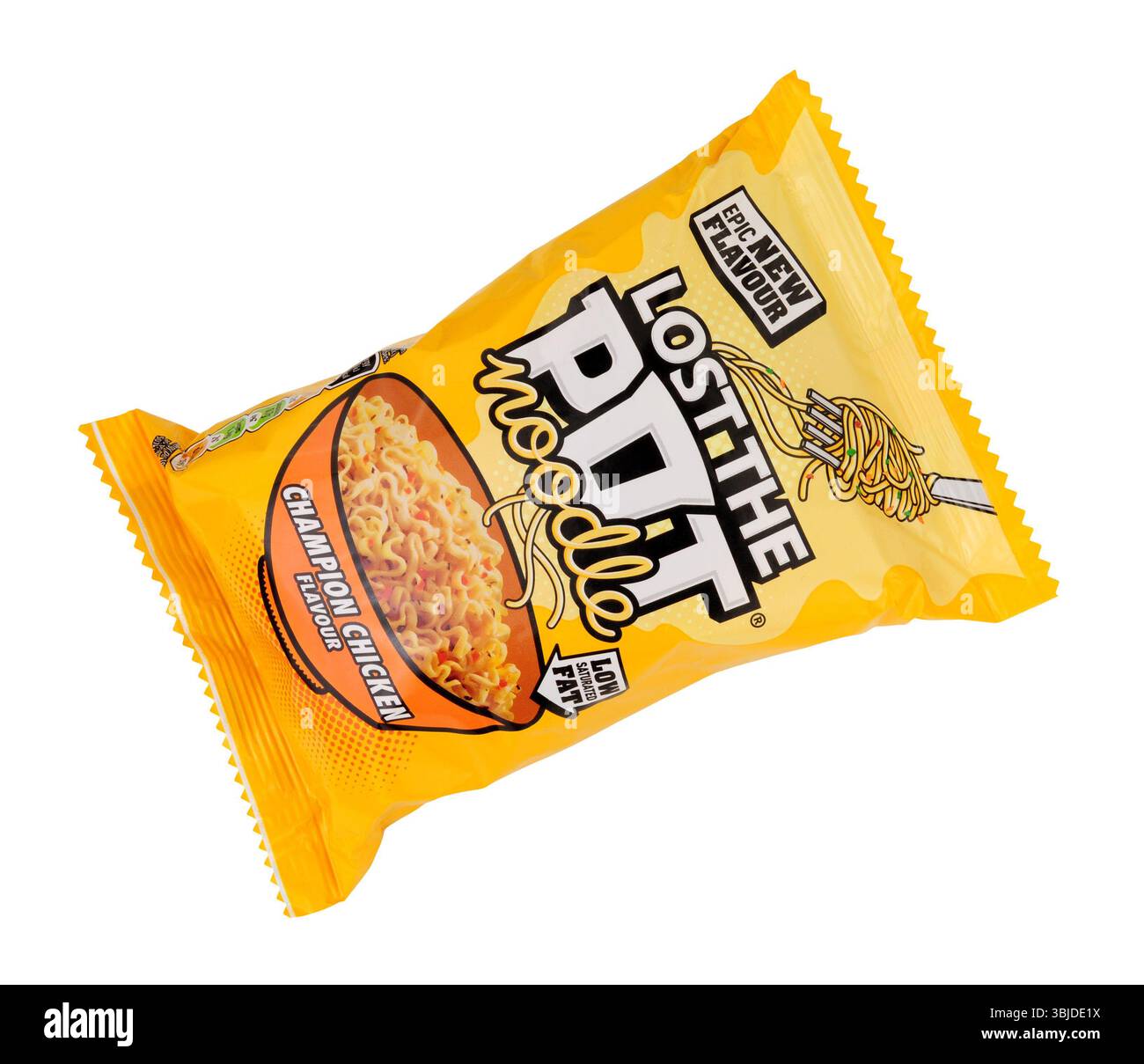Lost The Pot Noodle champion chicken flavour instant noodles in a 85g ...