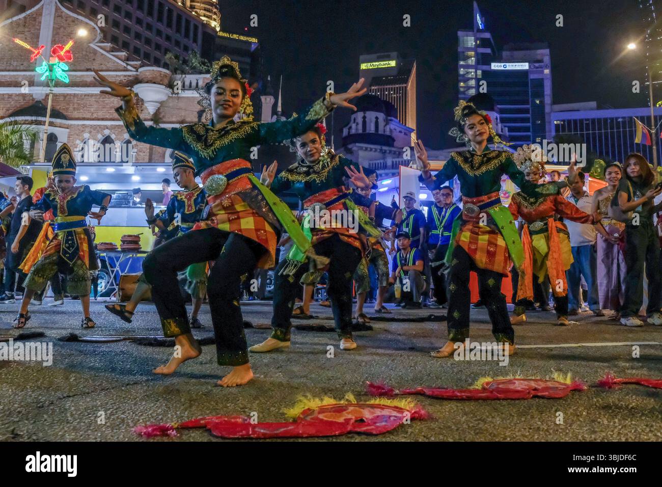 The Kuda Kepang a Javanese traditional dance performers seen during the ...