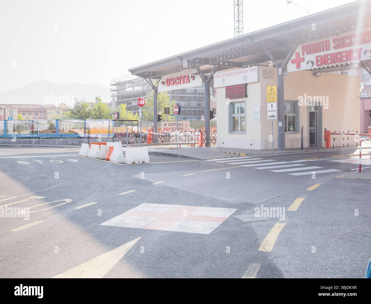Cisanello, PI, Italy - June 13th 2025 exterior view of a hospital ...