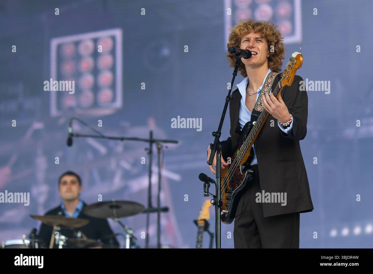 Noah Hill and louie swain from the Australian band, Parcels, are seen ...