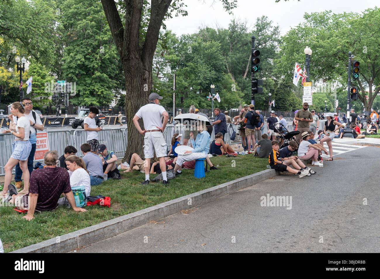 Washington, DC, June 14, 2025: Atmosphere during waiting time before ...
