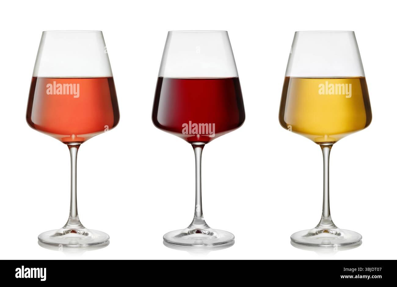 Glass rose wine tasting Cut Out Stock Images & Pictures - Alamy