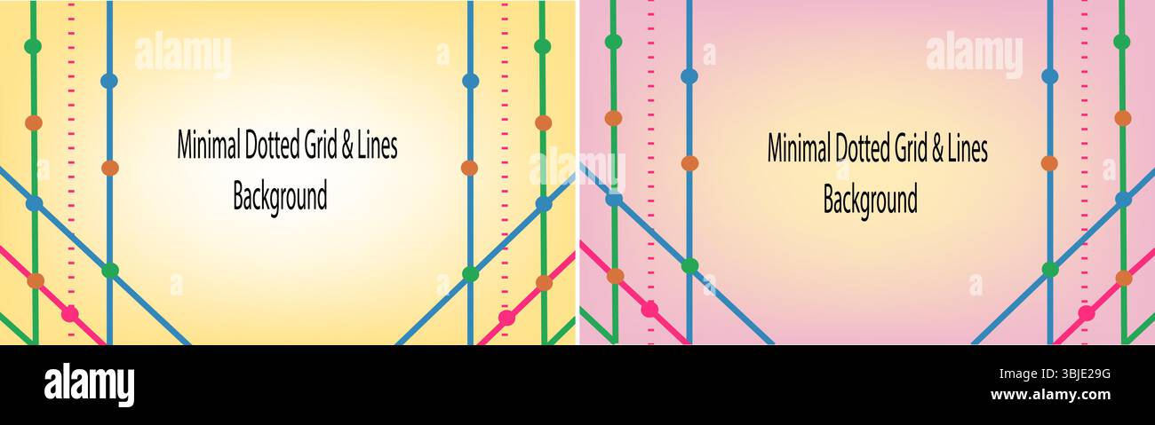 Minimal Dotted Grid and Lines Business Background Vector, Clean ...