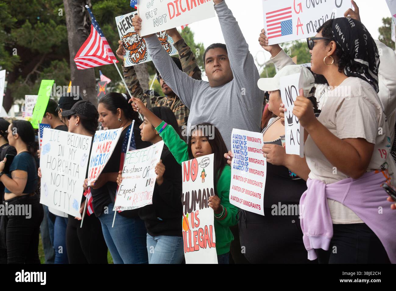June 14, 2025 - No Kings peaceful protest demonstration and march in ...