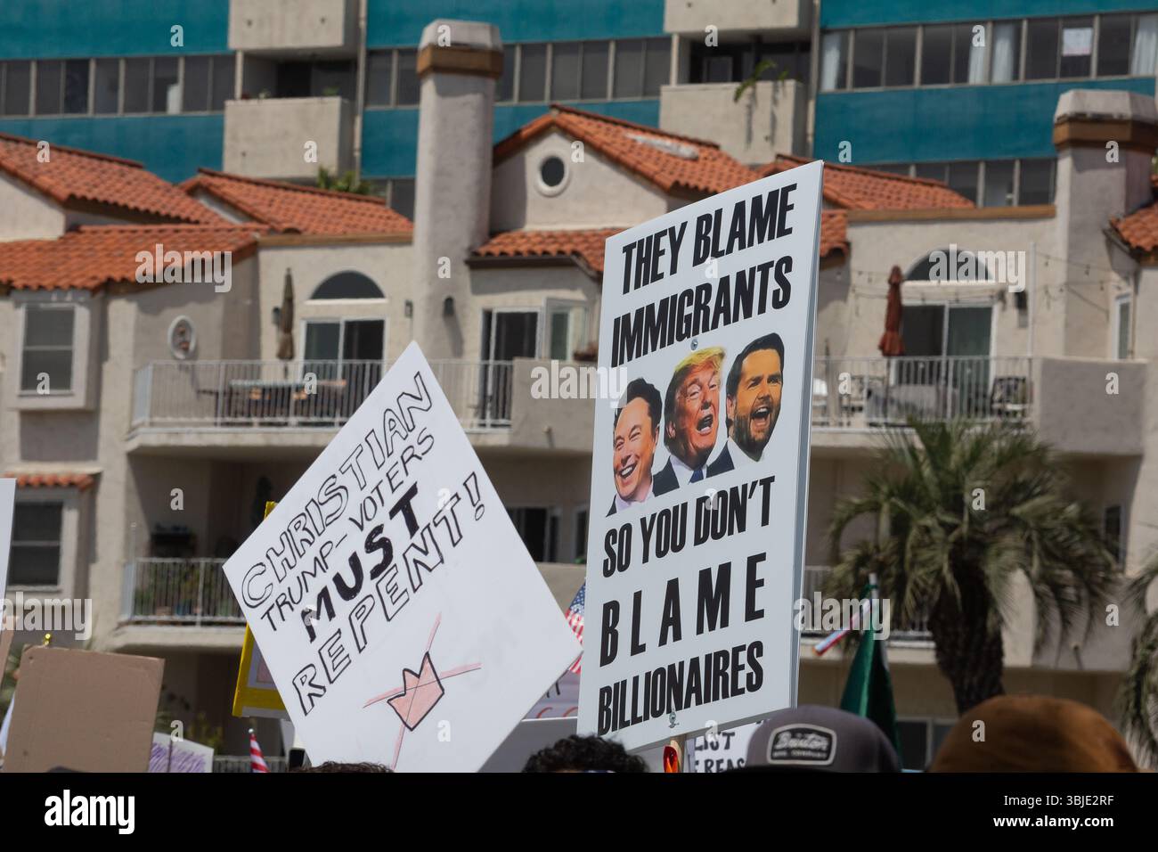 June 14, 2025 - No Kings peaceful protest demonstration and march in ...