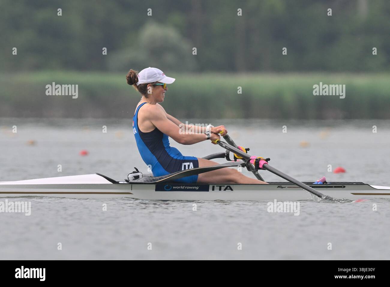 Varese, Italy. 15th June, 2025. Women's Single Sculls: Anna Sarah ...