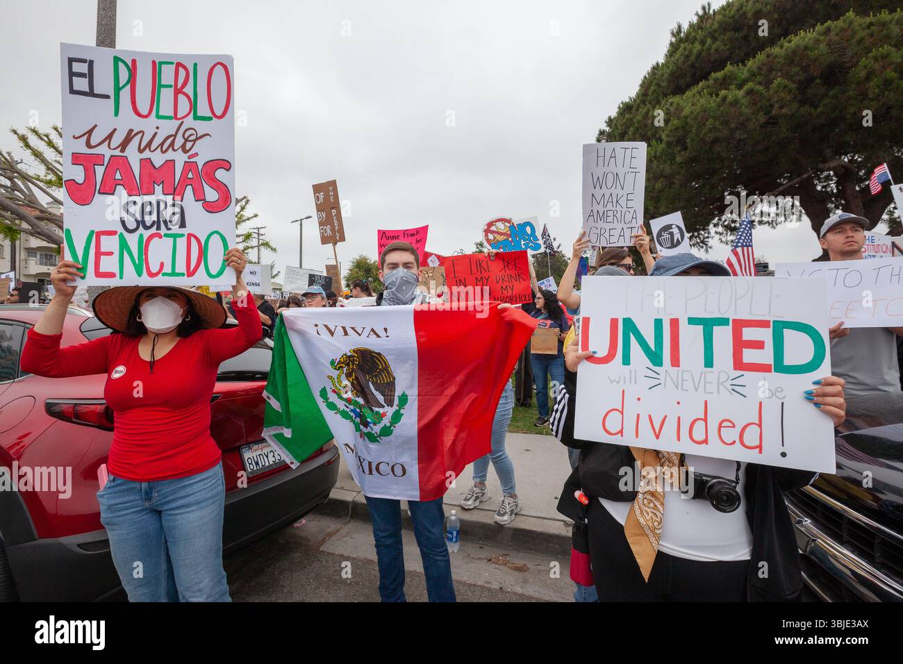 June 14, 2025 - No Kings peaceful protest demonstration and march in ...