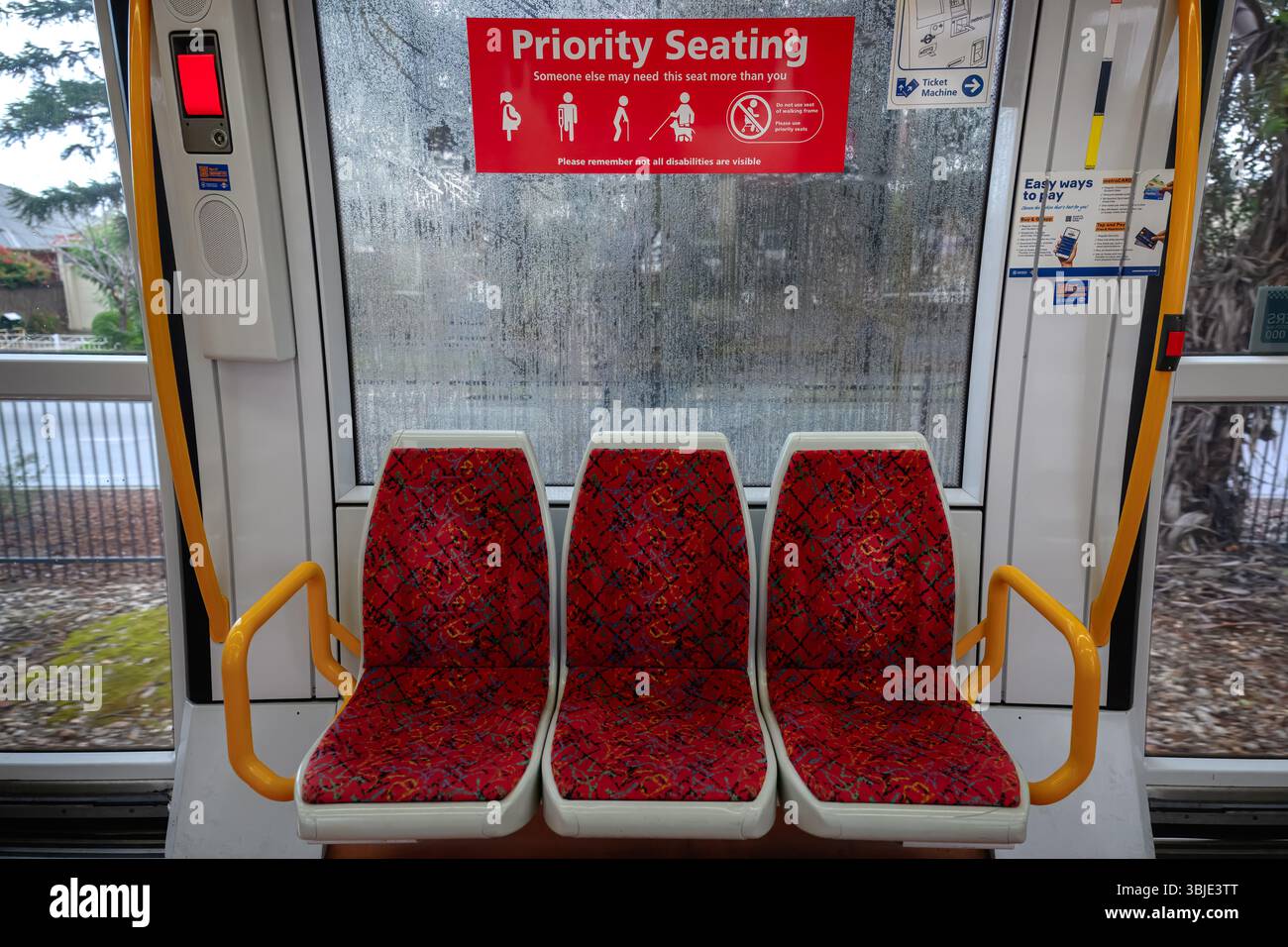 Adelaide, South Australia - June 2025: Priority reserved seating ...