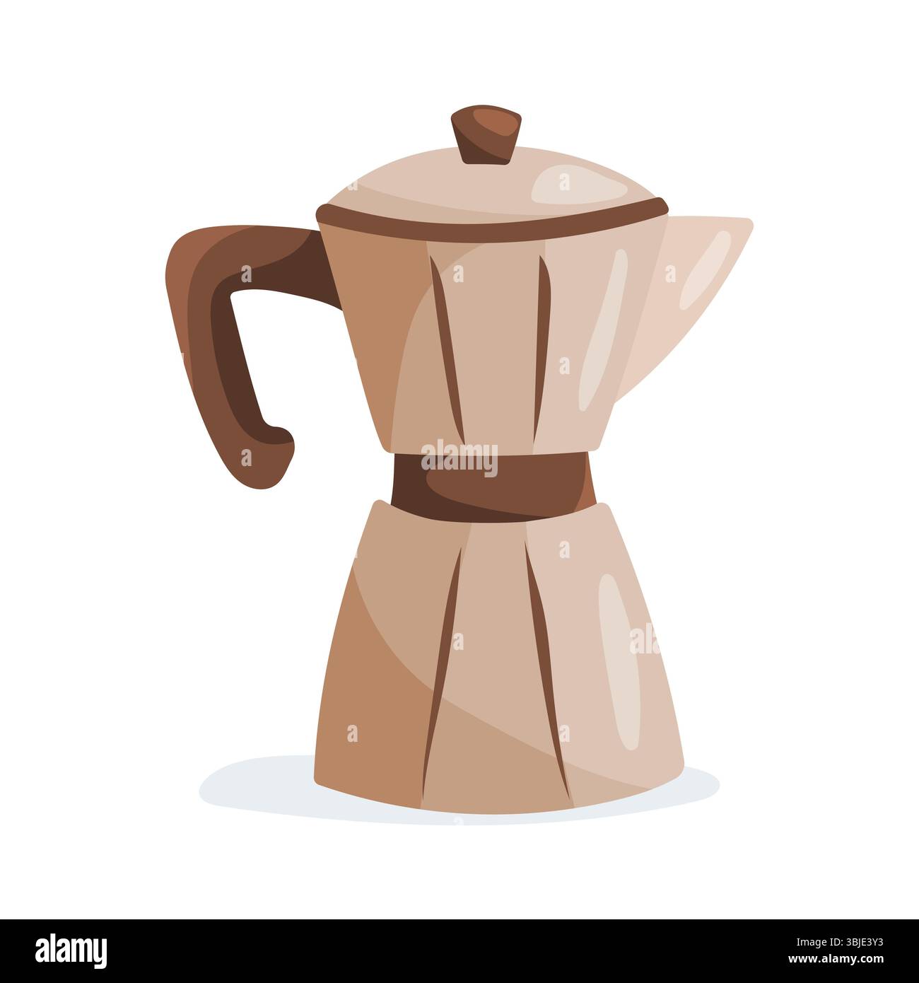 Coffee maker realistic espresso Cut Out Stock Images & Pictures - Alamy