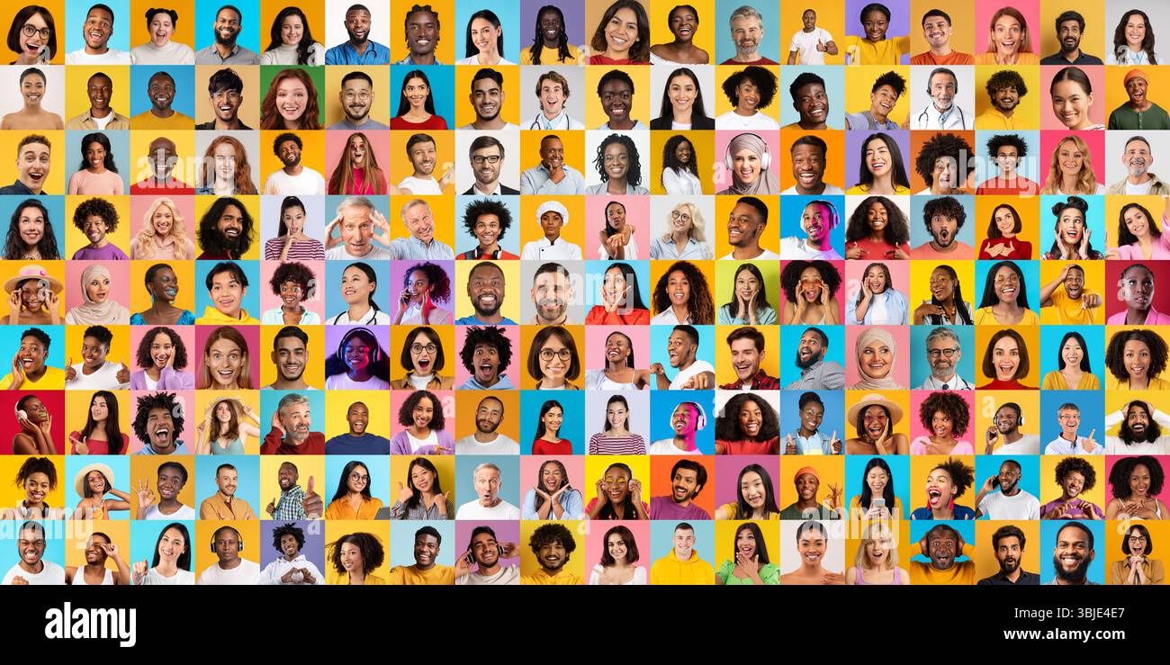 Faces from around the world celebrating unity and joy in portraiture ...