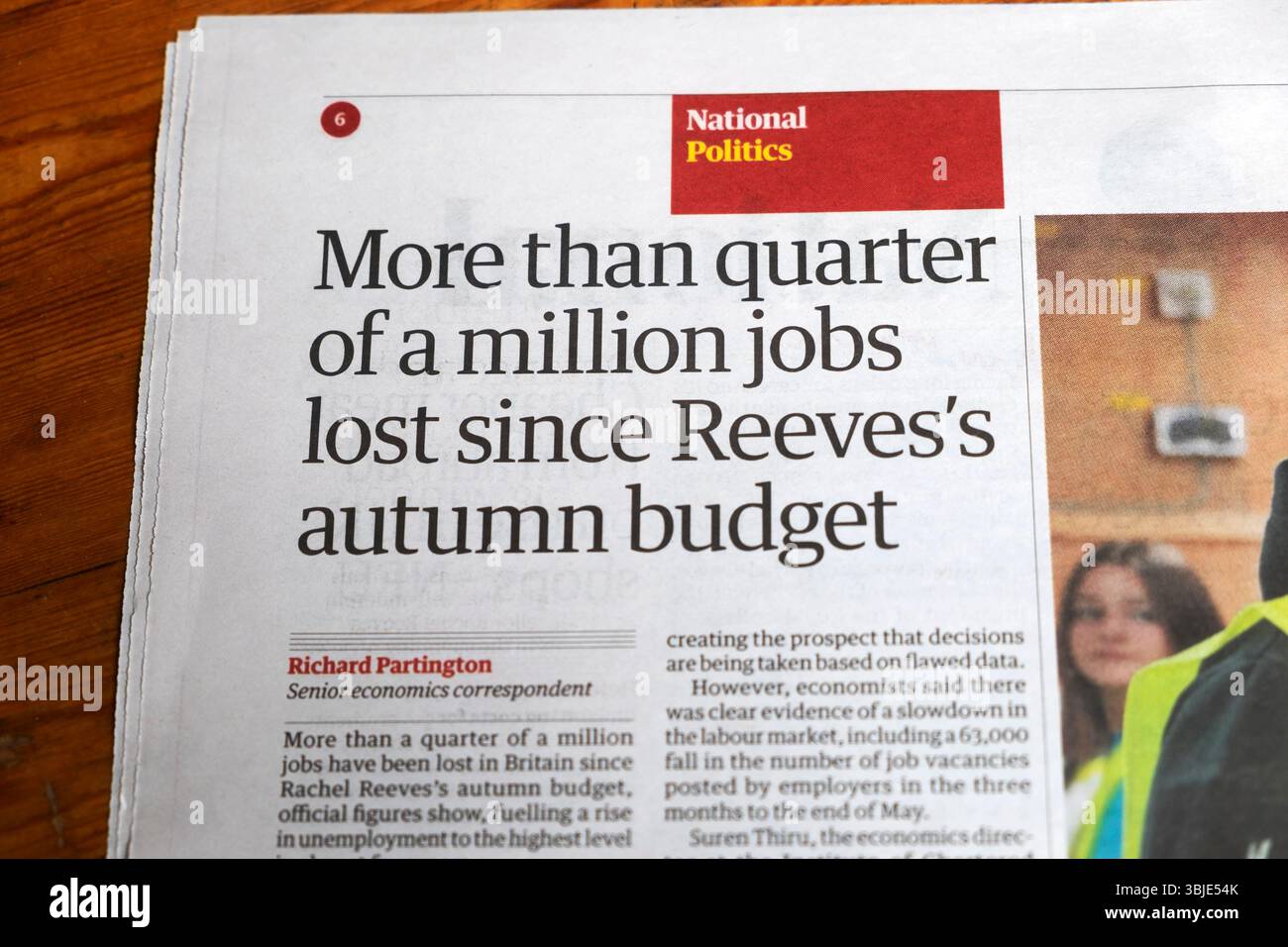 'More than quarter of a million jobs lost since Reeves's (2024) autumn ...