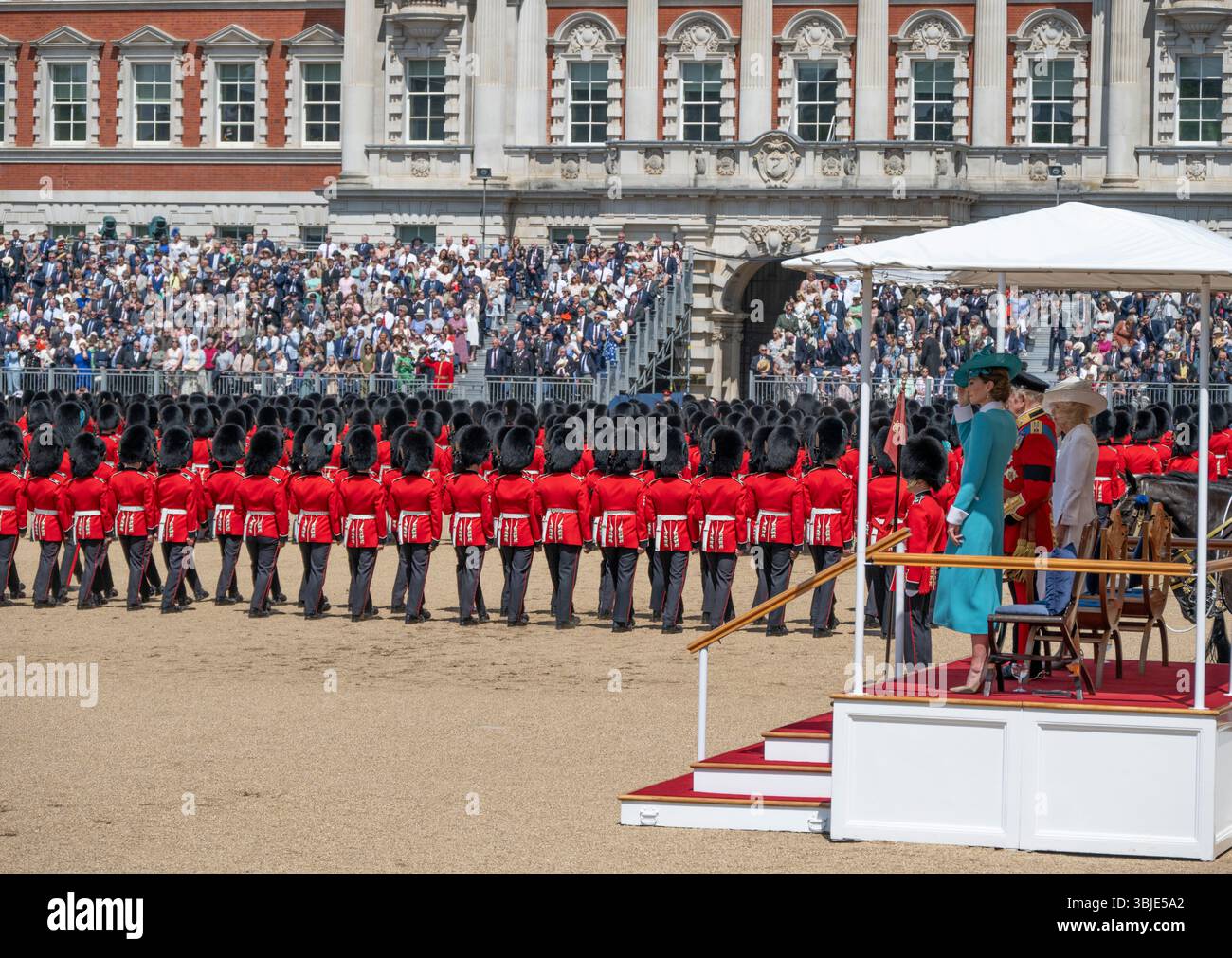 Horse Guards Parade, London, UK. 14th June, 2025. Trooping the Colour ...
