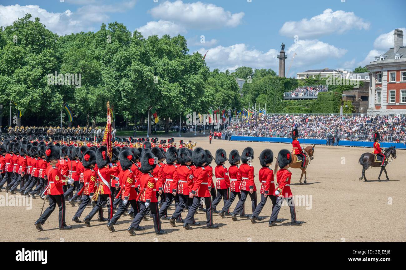 Horse Guards Parade, London, UK. 14th June, 2025. Trooping the Colour ...