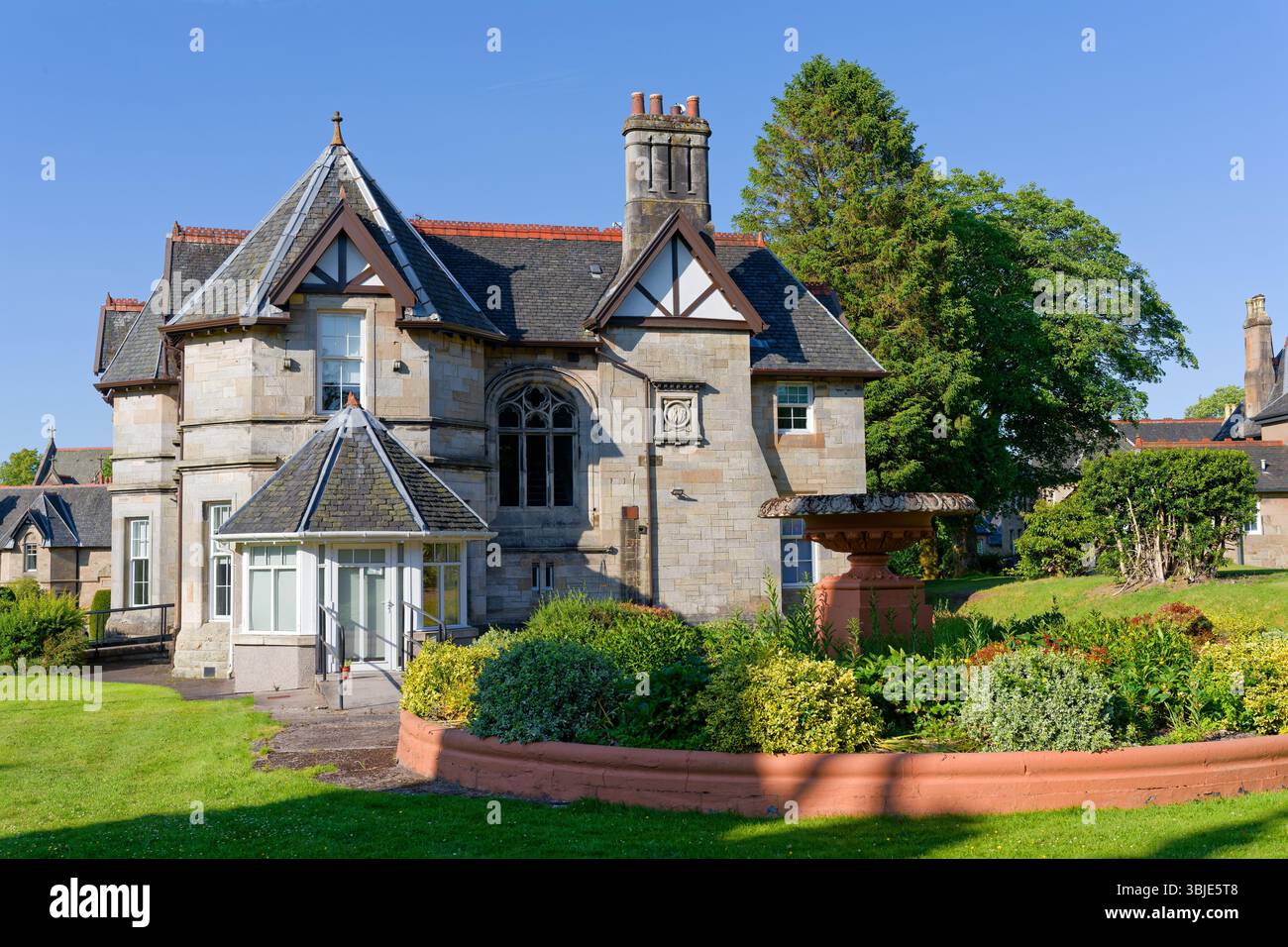 Luxury victorian period house set in beautiful Quarriers Village Stock ...