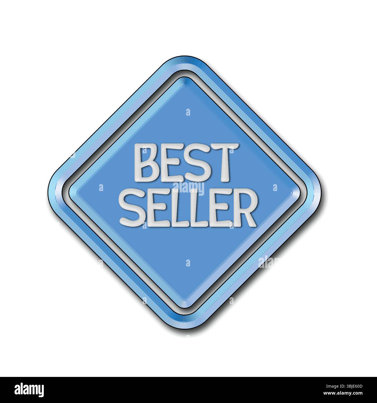 3D Best Seller Badge Logo – Award Emblem Icon Label Sticker Vector ...