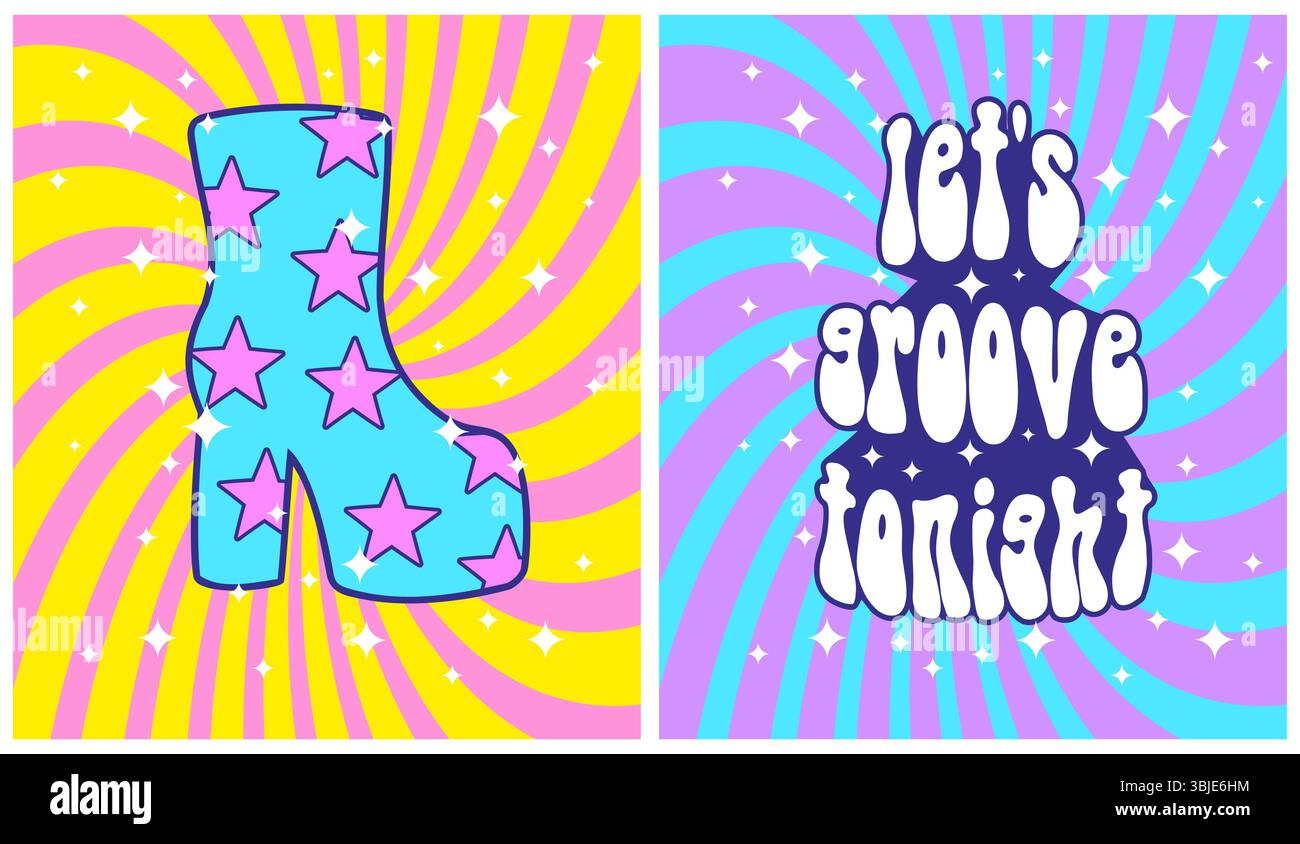 Disco 70s Stock Vector Images - Alamy