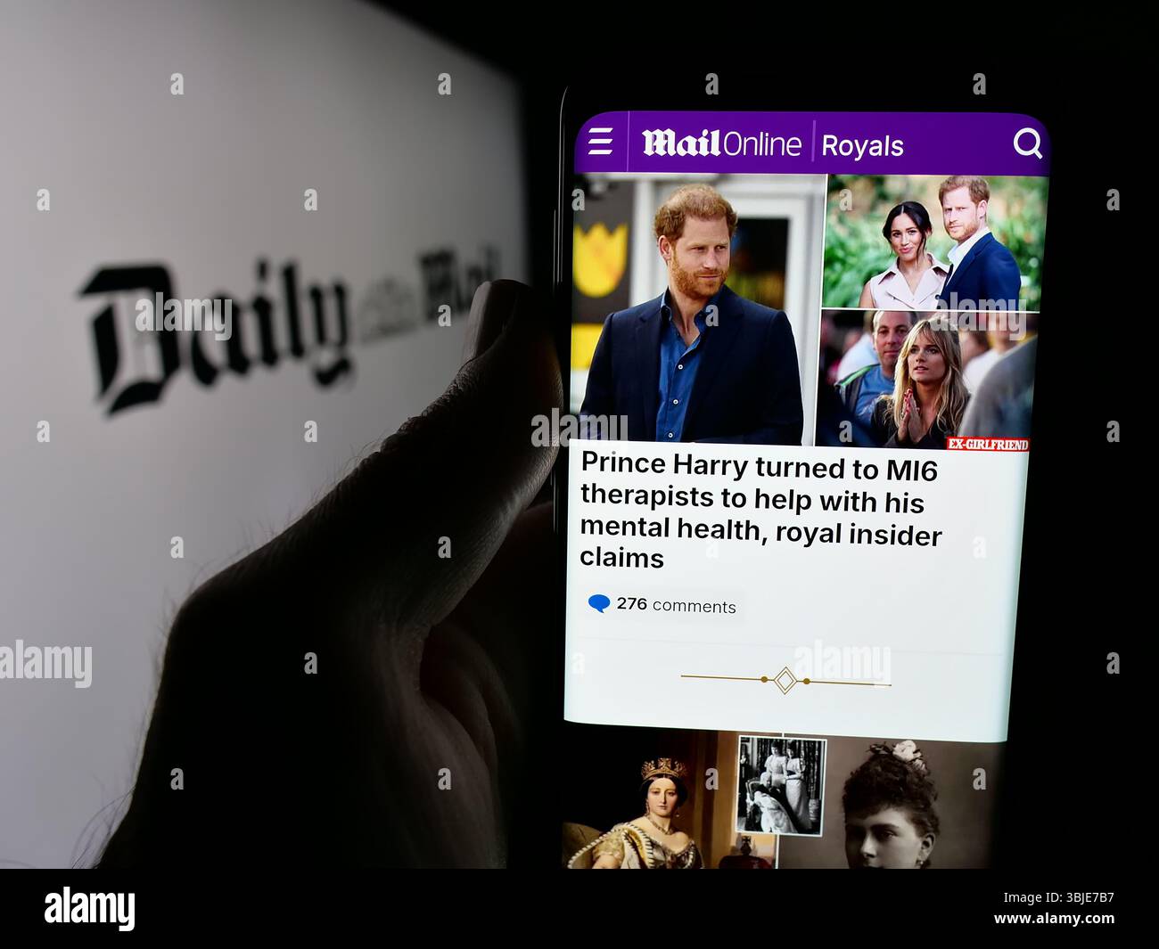 In this photo illustration, a person is holding a smartphone with the ...