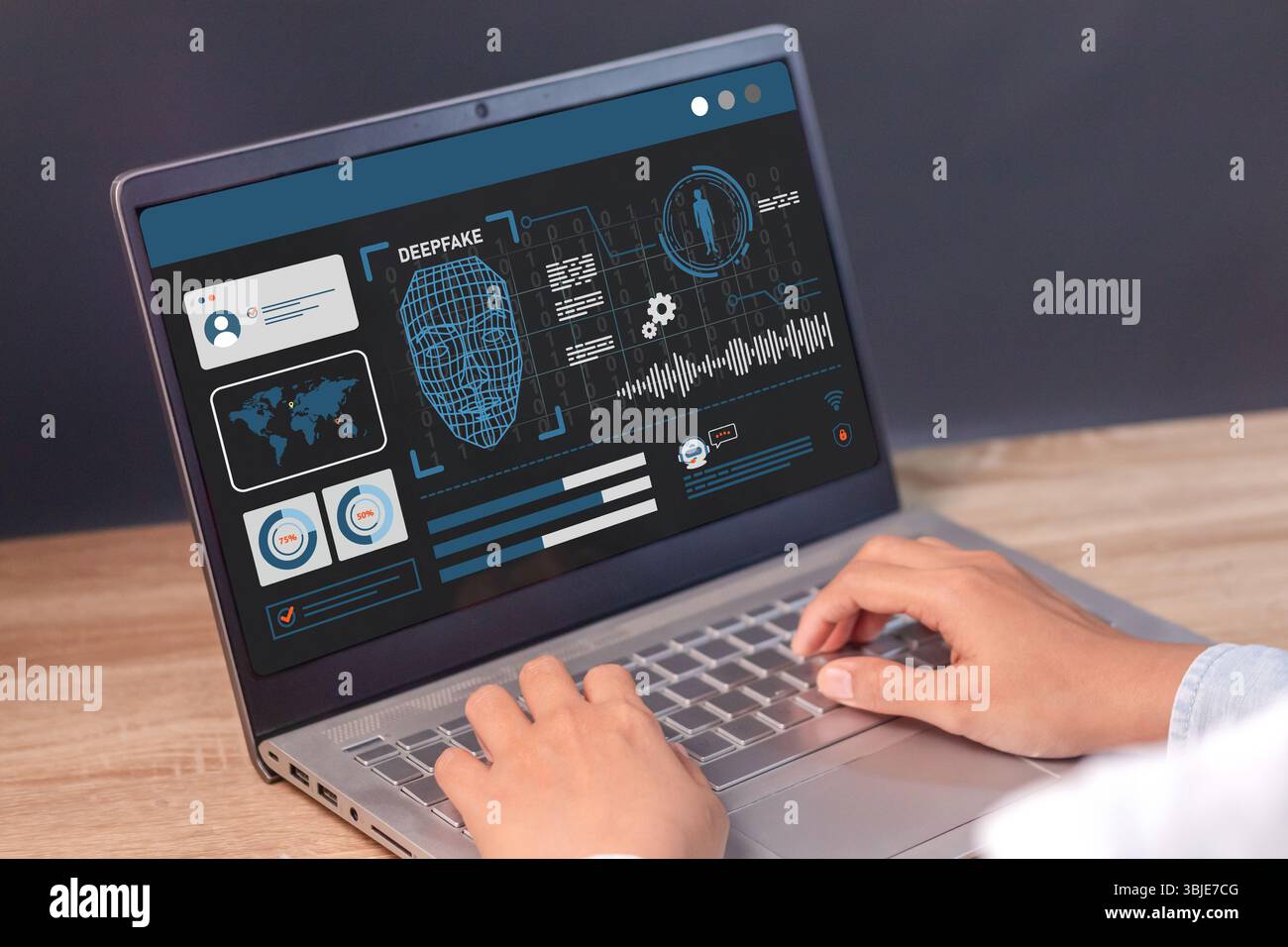 Hacker using ai machine learning hi-res stock photography and images ...