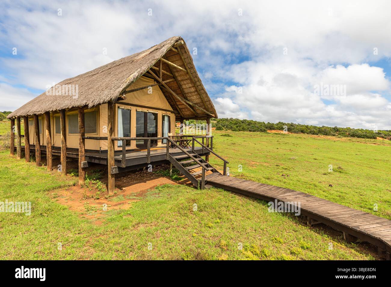 A luxury lodge, Addo Elephant National Park, South Africa Stock Photo ...