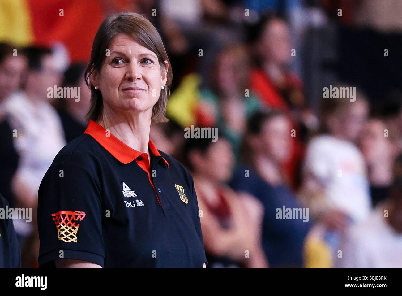 Lisa Thomaidis (Bundestrainerin Deutschland) Basketball Damen Testspiel ...