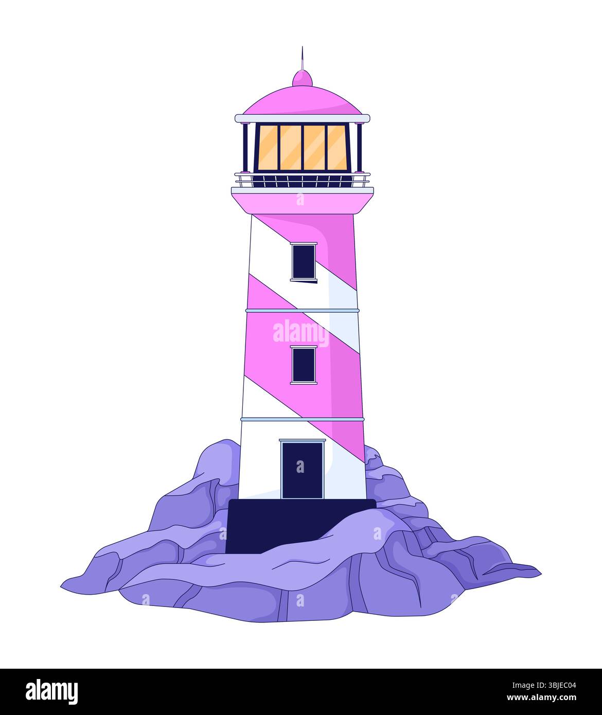 Rocky coastal cliff Stock Vector Images - Alamy