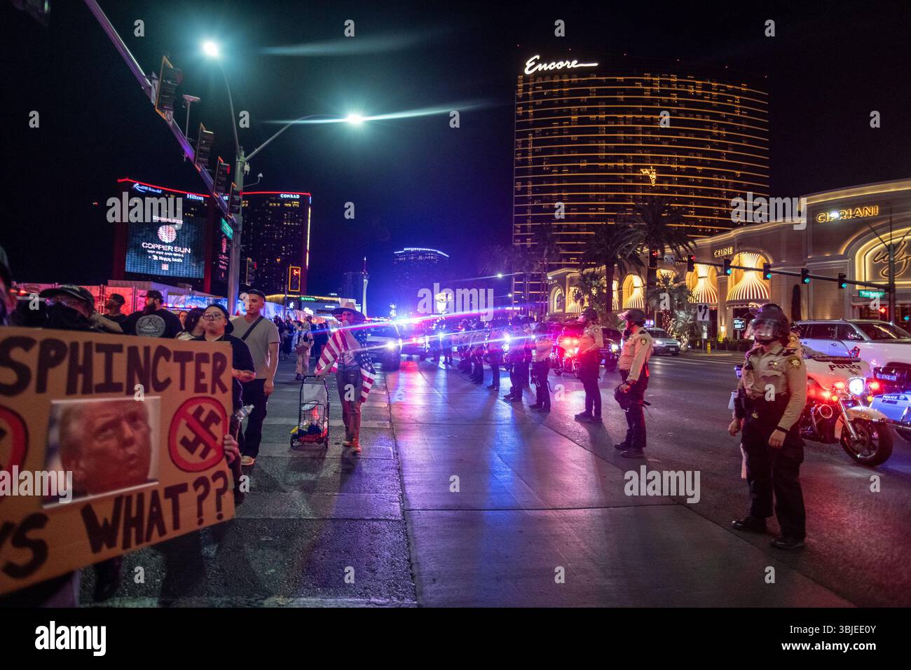 Las Vegas, NV, USA. 14th June, 2025. View of the 'No Kings March' on ...