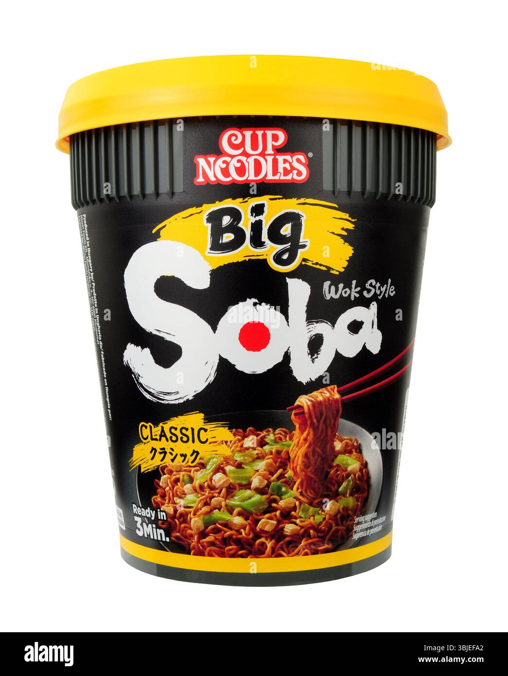 Cup noodles big Soba classic flavour wok style instant noodles in an ...