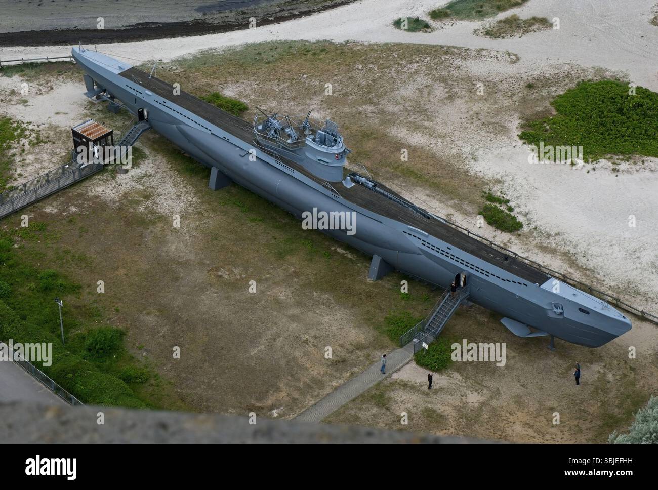 Laboe, Germany - May 26, 2025: German submarine U-995 is a Type VIIC U ...