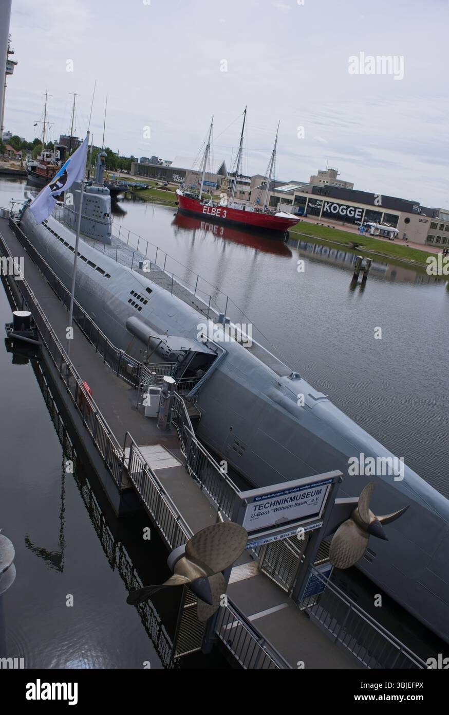 Bremerhaven, Germany - May 29, 2025: The Wilhelm Bauer is a german Type ...