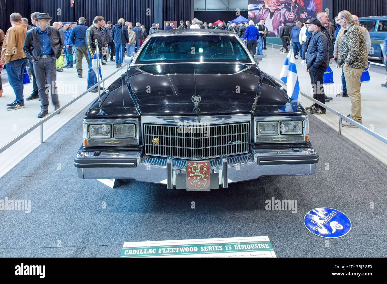 Lahti, Finland – May 3. 2025: Cadillac Fleetwood Series 75 Limousine ...